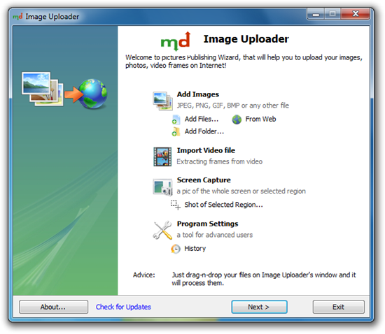 An Incredible Portable Image and File Uploader